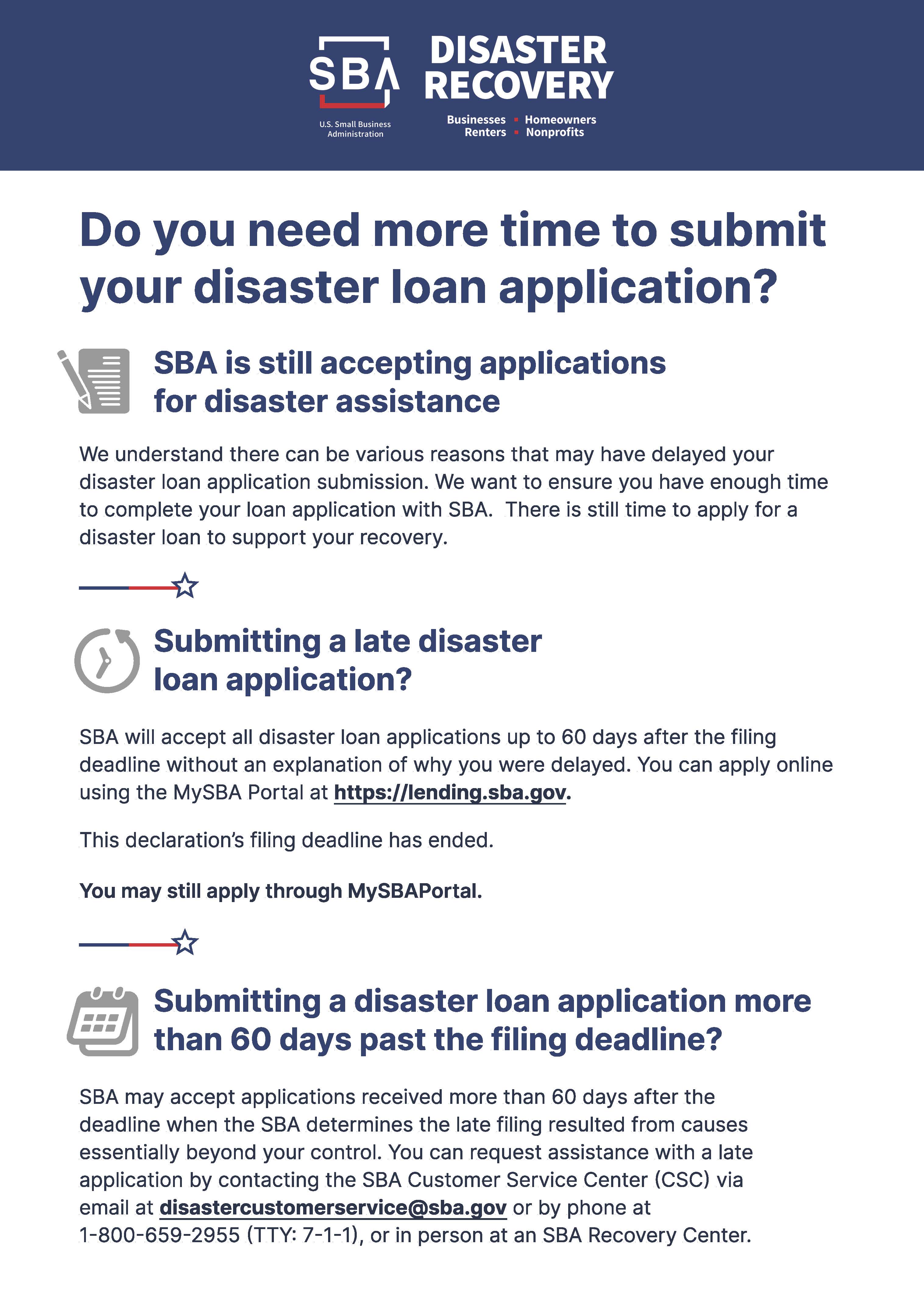 SBA to Close BRC in Mercer County